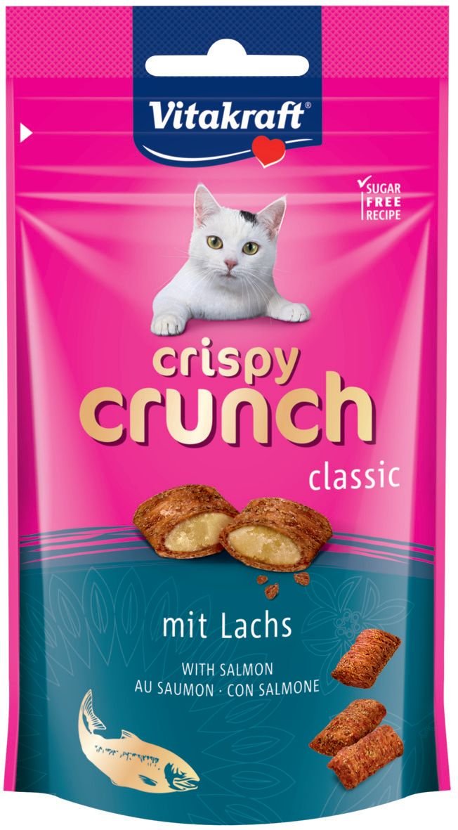 Vitakraft Crispy Crunch Laks 60g - Godbidder og Snacks - Bonnie ...